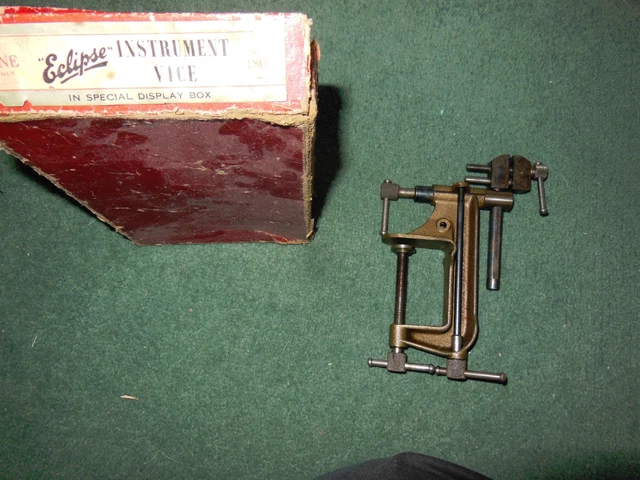 ECLIPSE INSTRUMENT VICE no. 180 watch makers vice £80.00 - PicClick UK