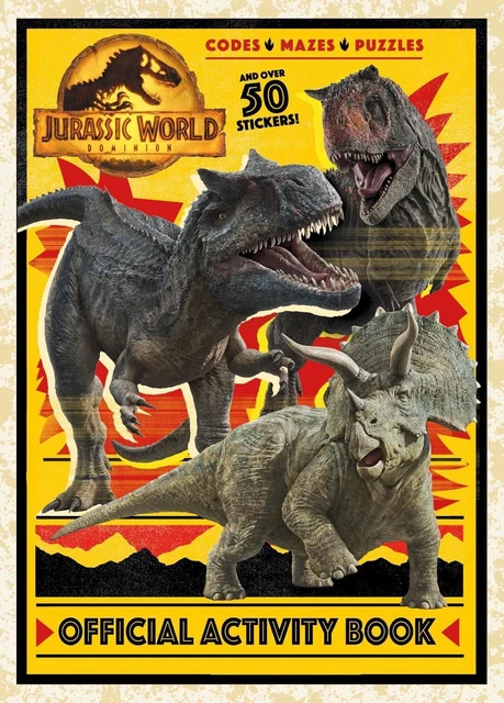 JURASSIC WORLD DOMINION Official Activity Book (Jurassic World Dominion ...