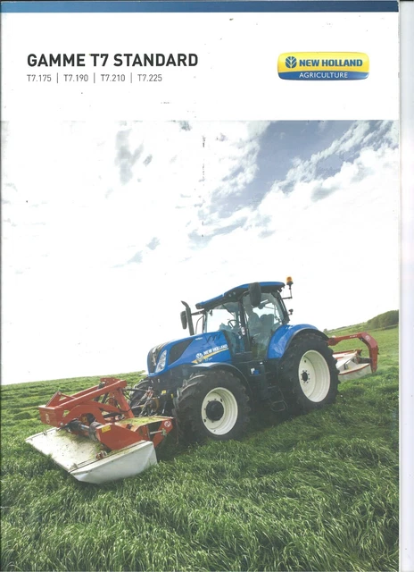 BROCHURE PROSPECTUS prospekt tracteurs NEW HOLLAND GAMME T7 STANDARD 2017 EUR 6,90 - PicClick FR