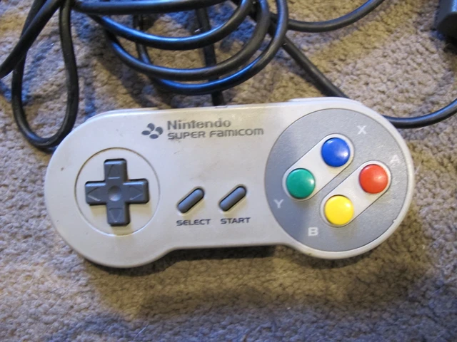 NINTENDO SUPER NES SNES Super Famicom Controller Remote Genuine and ...