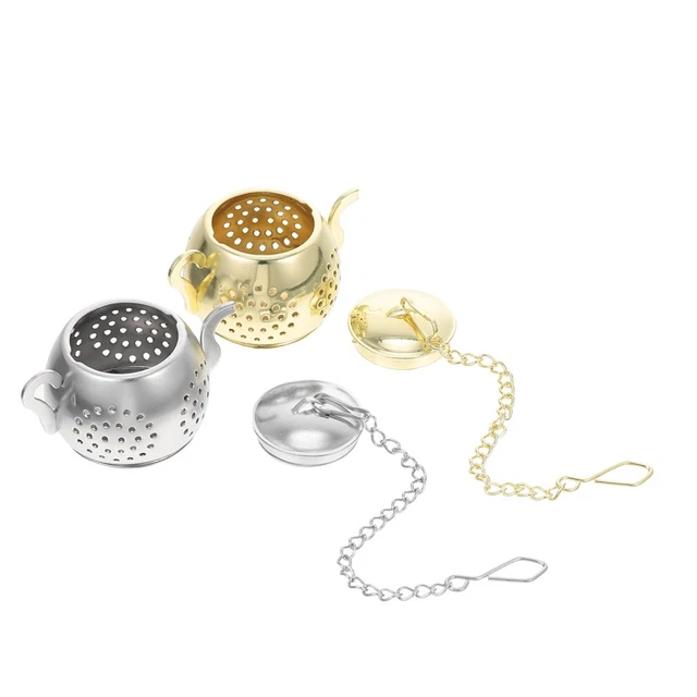 2 PCS TEAPOT Strainer Steeper for Loose Infuser Stainless Filter $23.09 ...