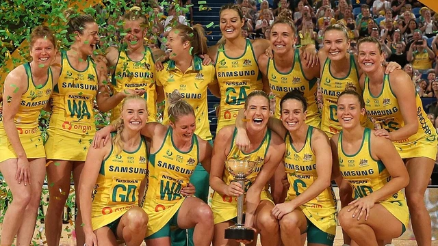 AUSTRALIA NETBALL TEAM poster, champions,diamonds, nsw swifts, vixens ...
