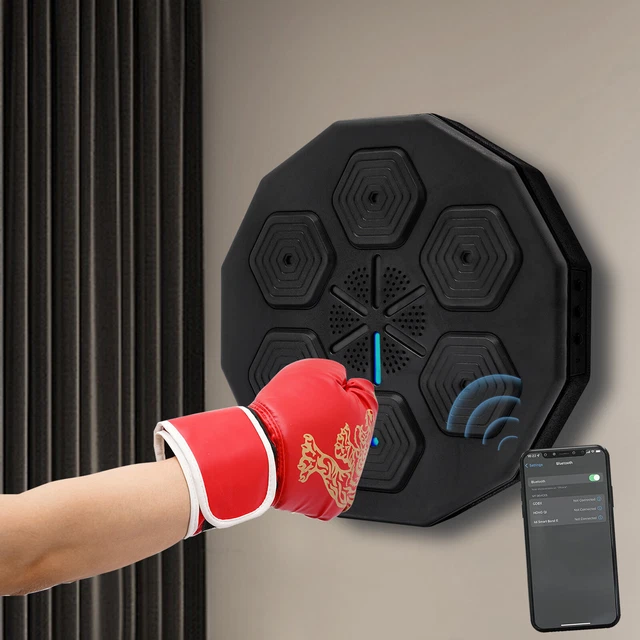 BLUETOOTH WALL TARGET Sandbag Training Music Boxing Machine Sports Home ...