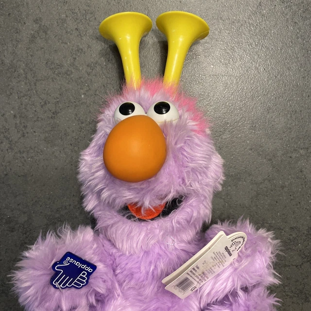 VINTAGE SESAME STREET Purple Honker Soft Plush 12” Applause J Henson ...