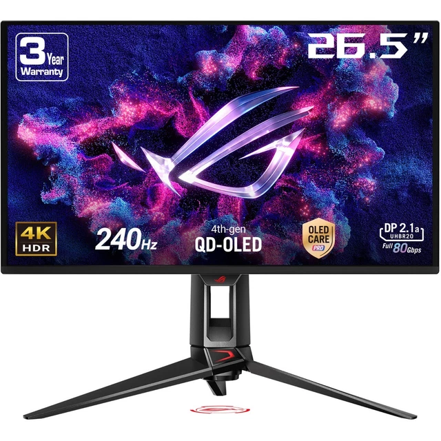 ASUS ROG SWIFT PG27UCDM 27" 4K OLED Gaming Monitor – 240Hz *READ ...