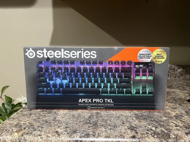 STEELSERIES APEX PRO Tkl Hypermagnetic Gaming Keyboard - Adjustable ...