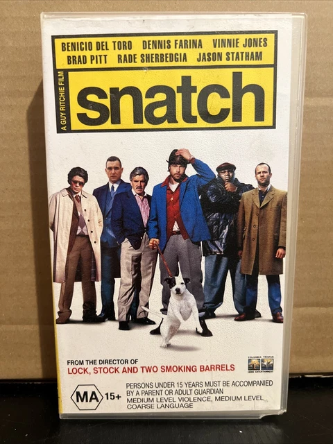 SNATCH BRAD PITT / Jason Statham - VHS Video Small Box - B21 $10.00 ...