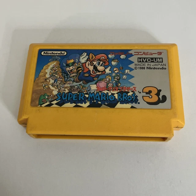 SUPER MARIO BROS 3 FC Nintendo Famicom NES NTSC-J JAPAN 1988 HVC-UM ...