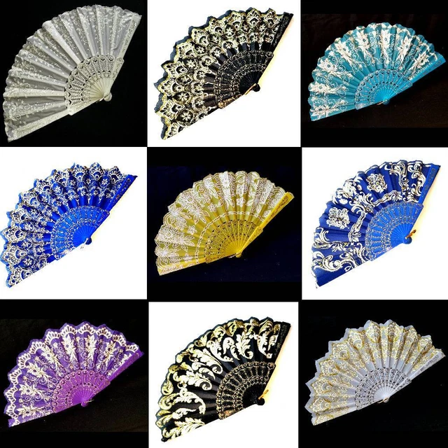 VENTILATEUR DE SAC à Main Fan Fecher Fan Décoration Mur Eventail ...