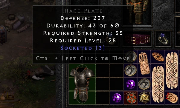 DIABLO 2: RESURRECTED - 3OS Mage Plate Armor - Softcore D2R Items (PC ...