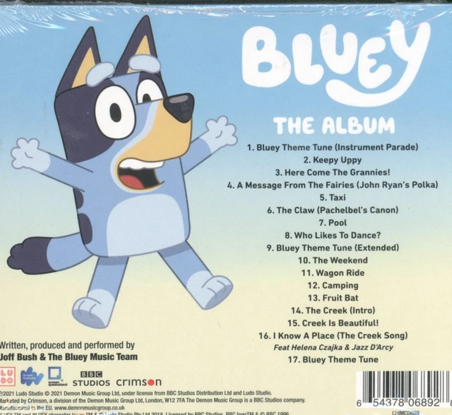 JOFF BUSH AND the Bluey Music Team Bluey: the Album CD Crimson 2021 en ...