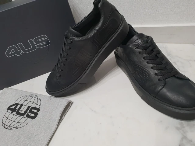 SCARPE CESARE PACIOTTI - 4US - Sneakers Uomo - 44 - 10 - Nere - Pelle ...