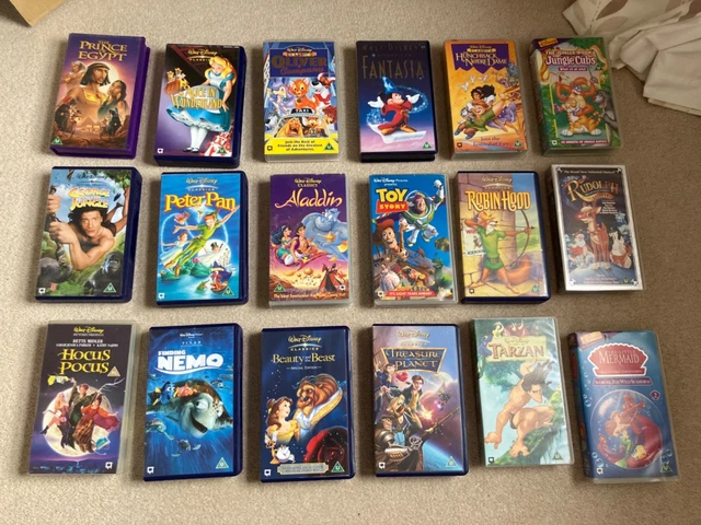 WALT DISNEY CLASSICS Pixar Presents Kids 18 VHS Bundle Toy Story etc £ ...