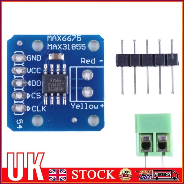 K Type Thermocouple Sensor Modules Temperature Measurement Modules For Arduino £629 Picclick Uk