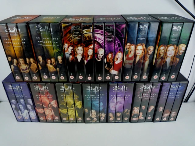 BUFFY THE VAMPIRE Slayer Vhs Box Set Seasons 1-7 Complete Series £64.99 ...