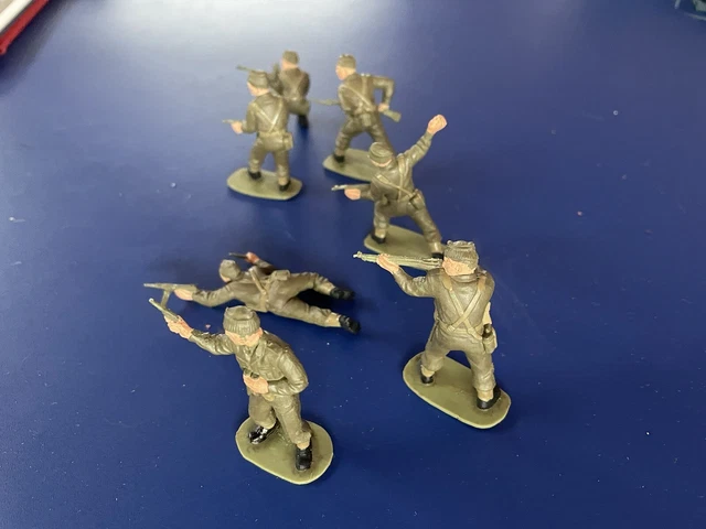 AIRFIX TOY SOLDIERS Painted British Commandos 1/32 Scale WW2 £6.99 ...
