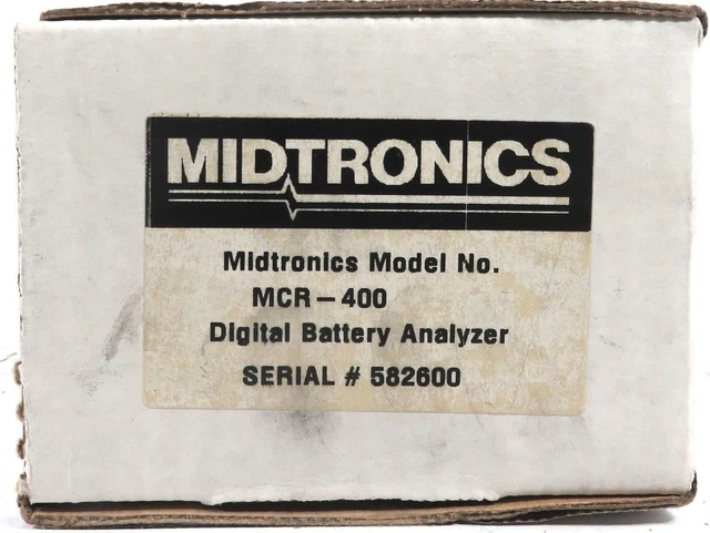 ANALIZADOR DE BATERÍA de celda digital Midtronics micro 400 - envío ...