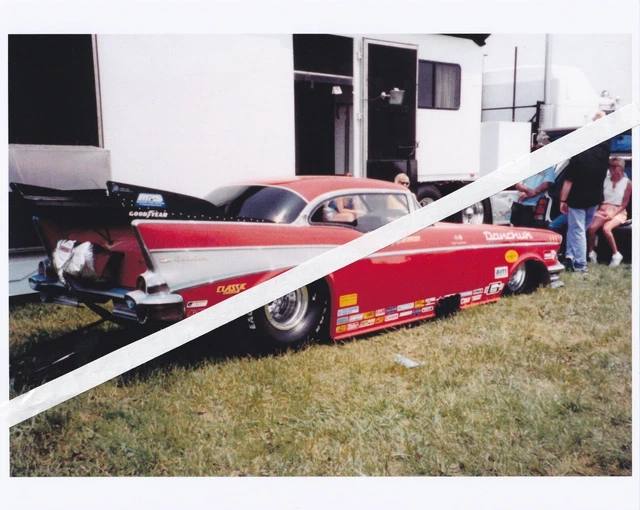VINTAGE DRAG RACING-TOM McEwen-1957 Chevy Funny Car-1992 NHRA ...