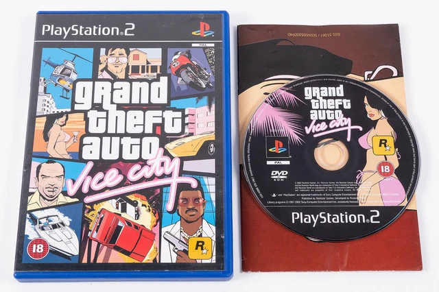 GRAND THEFT AUTO: Vice City / GTA - Sony PlayStation 2 PS2 Game Disc ...