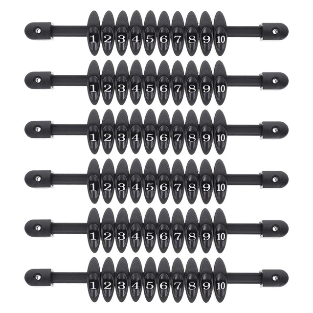 8PCS FOOSBALL TABLE Score Counter - Black 10 Numbers Table Football ...