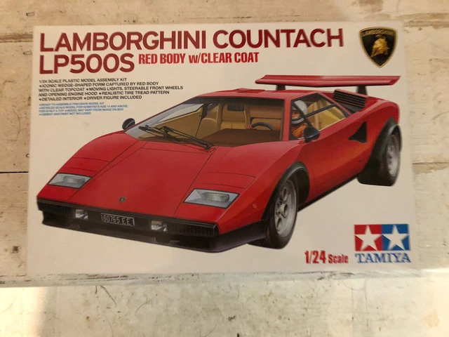 TAMIYA LAMBORGHINI COUNTACH LP500S 1:24 Scale Model Kit 25419 £22.00 ...