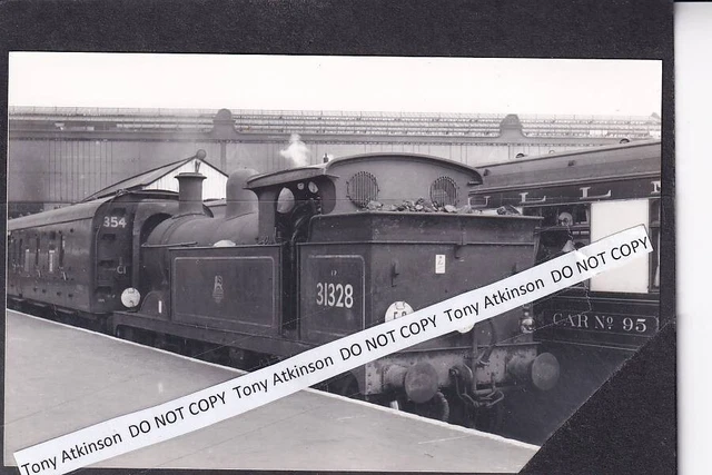 BR EX SOUTHERN - H Class 0-4-4T No. 31328 @ Waterloo - Vintage Image ...