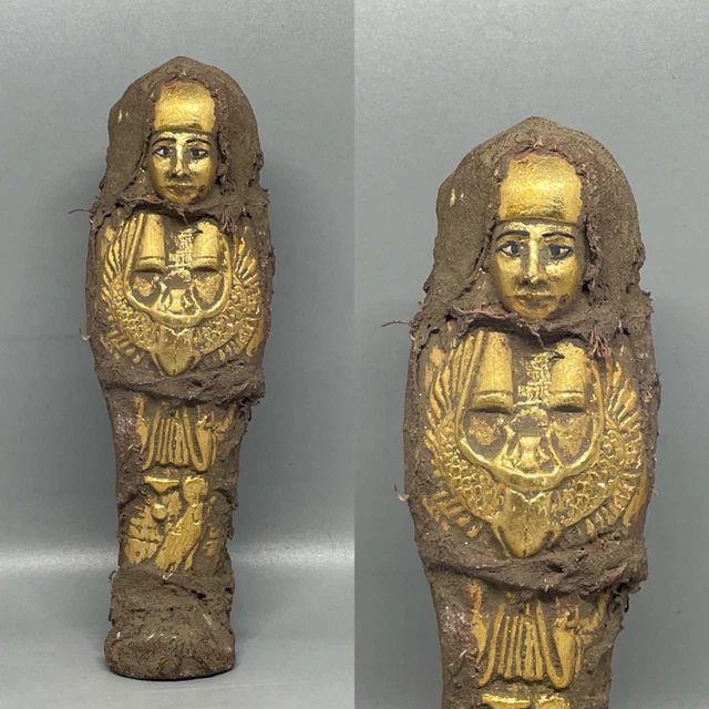 RARE ANCIENT EGYPTIAN Antique Mummified Ushabti Shabti Statue in a ...