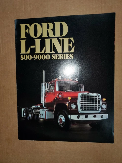 1983 FORD L-LINE 800-9000 series heavy duty truck brochure EUR 10,30 ...