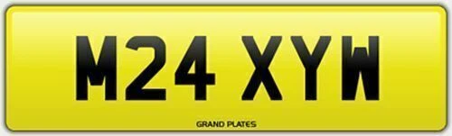 MAX W MAXY Maxes Maxxy Number Plate Maximilian Maxine Reg M24 Xyw ...