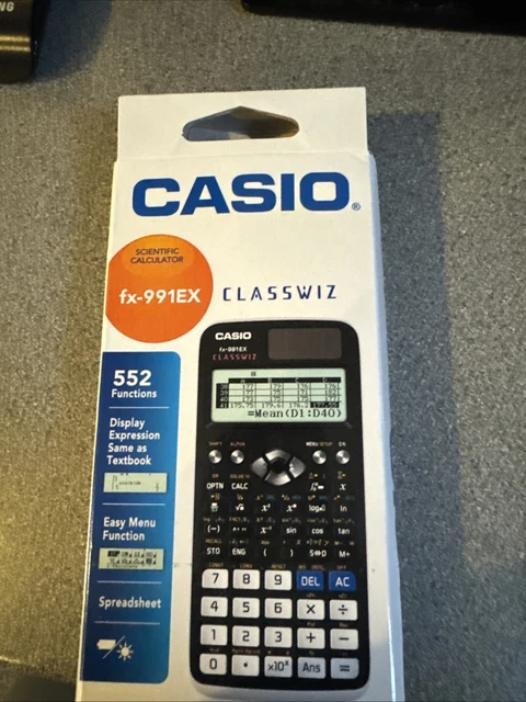 CASIO FX-991EX CLASSWIZ Scientific Calculator - Black £37.12 - PicClick UK