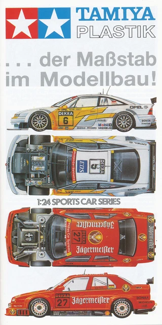 TAMIYA PLASTIK PROSPEKT 1996 8/96 D Modellautos brochure model cars ...