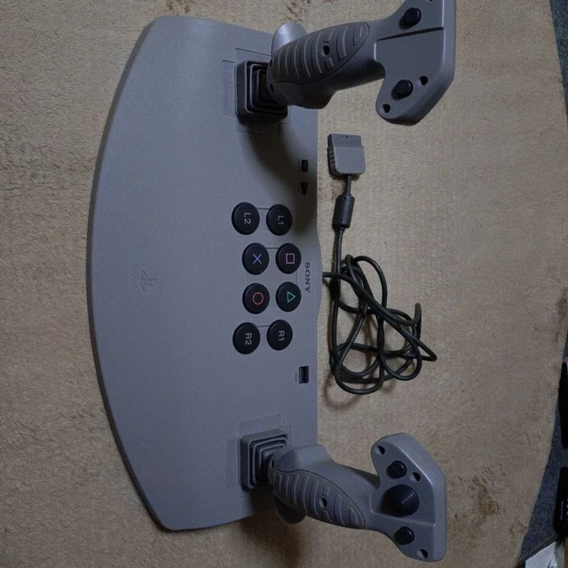 SONY PLAYSTATION ANALOG Flight Dual Joystick SCPH-1110 Console Test ...