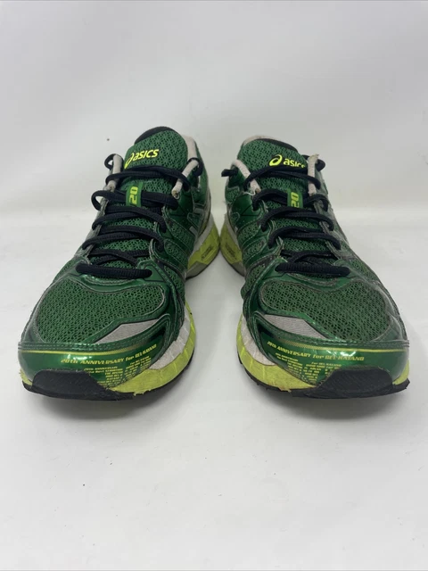 RARE ASICS GEL Kayano T3N2N 20th Anniversary Men's Green Running Shoes ...
