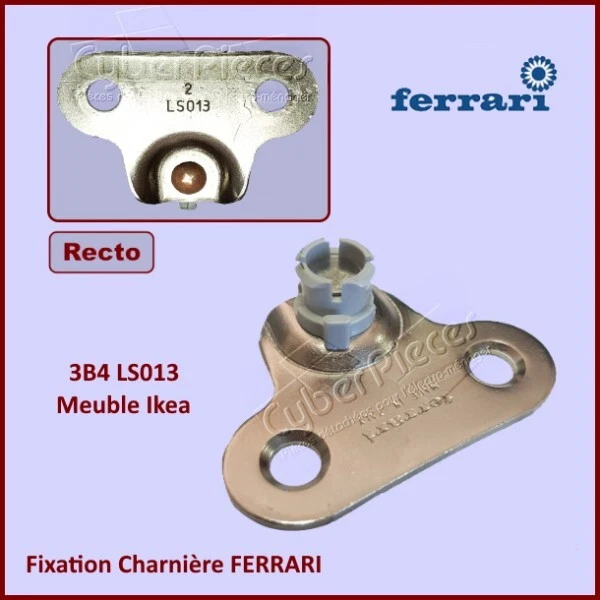 FIXATION CHARNIÈRE FERRARI 3B4 LS013 Meuble Ikea 28x32 EUR 2,80 - PicClick FR