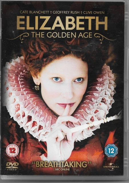 ELIZABETH THE GOLDEN Age DVD POSTED 48 HOURS TRACKED £4.99 - PicClick UK
