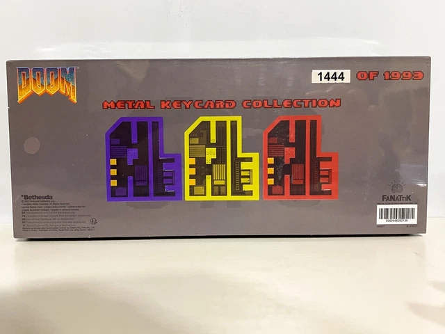 DOOM 30TH ANNIVERSARY Pixel Key Set of 3 Limited Edition of 1993 £54.99 ...