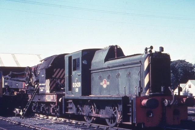 TRANSPORT RAILWAY COLOUR Slide D2420 Ferryhill 1969 £2.96 - PicClick UK