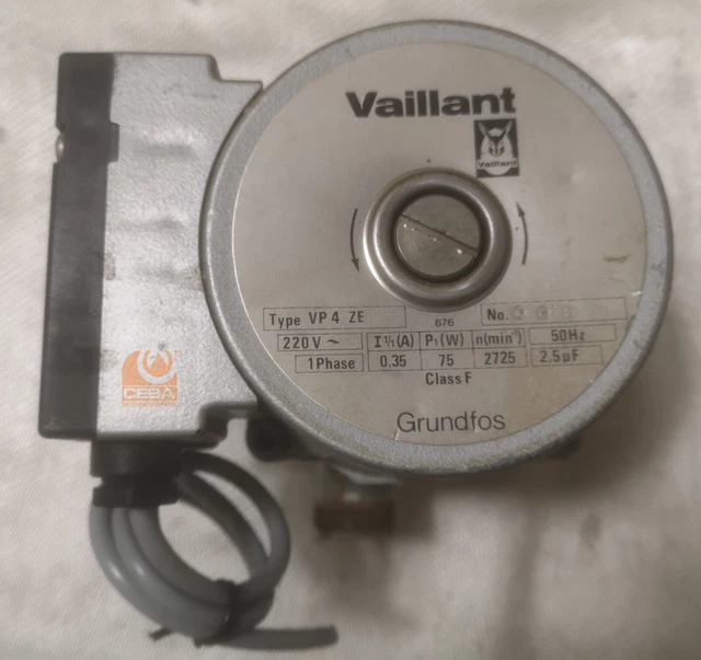 VAILLANT GRUNDFOS CIRCULATION pump type: VP 4 ZE £35.78 - PicClick UK