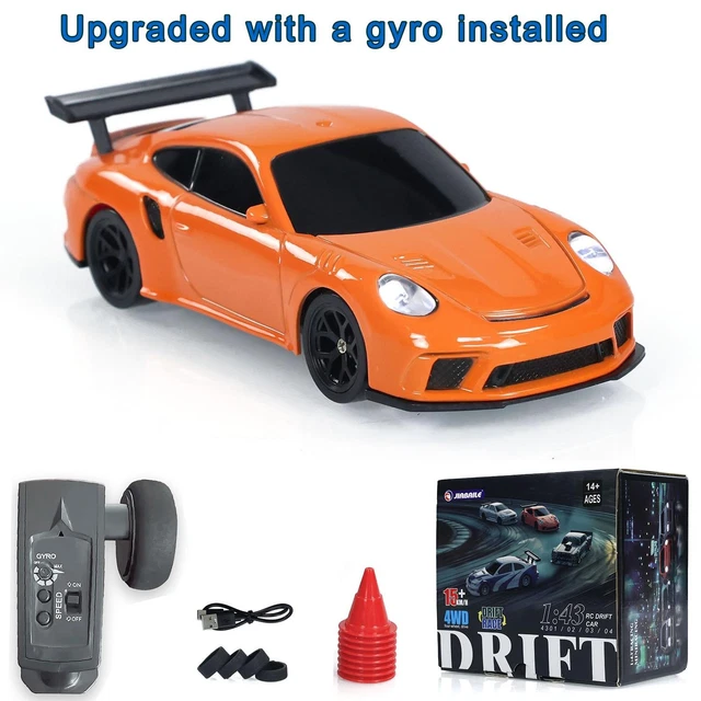 1:43 RTR RADIO Control Mini RC Drift Race Car Gyro RTR Vehicle Toy ...