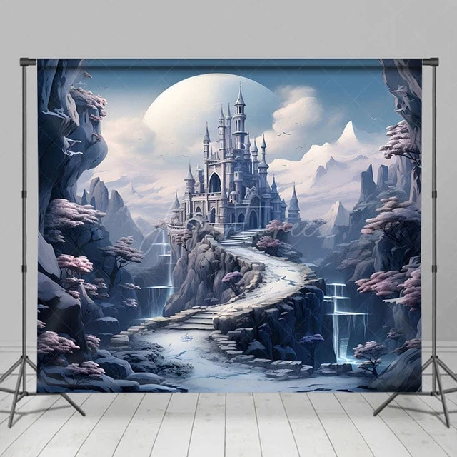 MYSTERIOUS AND TORTUOUS Path Castle Photo Backdrop $37.94 - PicClick AU