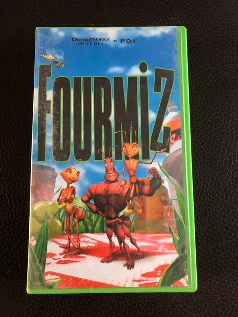 CASSETTE VIDÉO VHS film animation fourmiz secam 22 1850 dessin animé ...