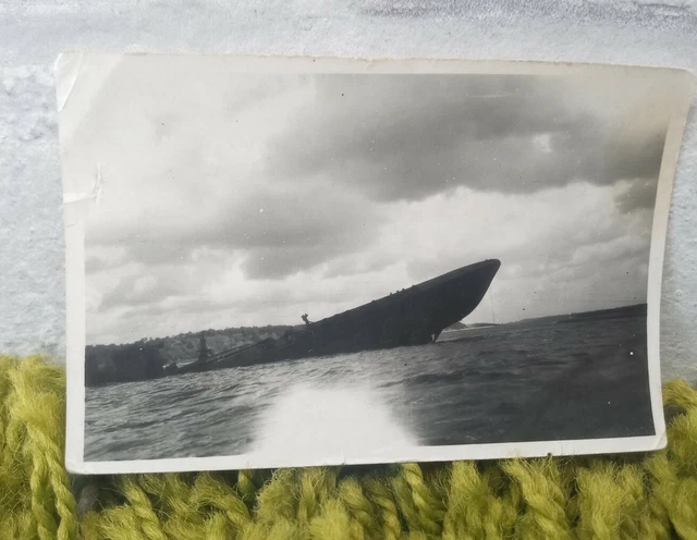 ORIGINAL GERMAN WW2 Photo U-boat conning tower Damaged WWII foto ...