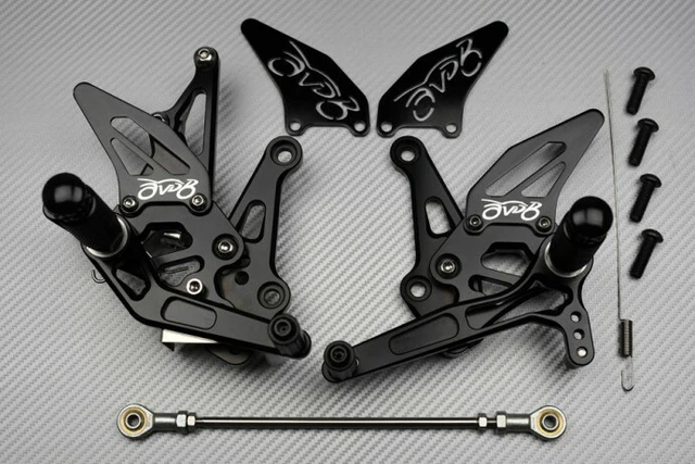 BLACK RACING REARSETS Footrest KAWASAKI Z1000 / Z 1000 R Z1000R ZRT00H ...