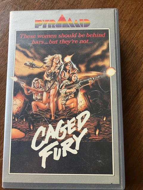 CAGED FURY - Pyramid Video - Pre Cert - VHS £7.99 - PicClick UK