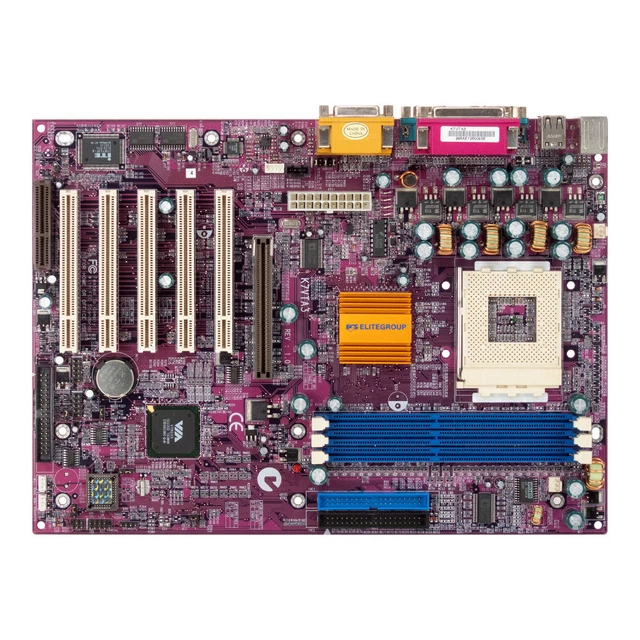 MOTHERBOARD ATX ECS K7vta3 Rev:1.0 Socket 462 (A) DDR AGP PCI Cnr £54. ...