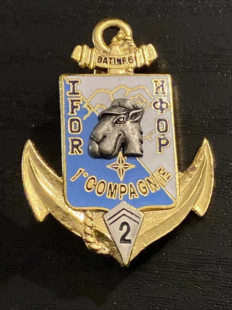 2° RIMA : 2° RÉGIMENT D'INFANTERIE DE MARINE 1°CIE BATINF 6 IFOR Signé Segalen EUR 12,64 ...