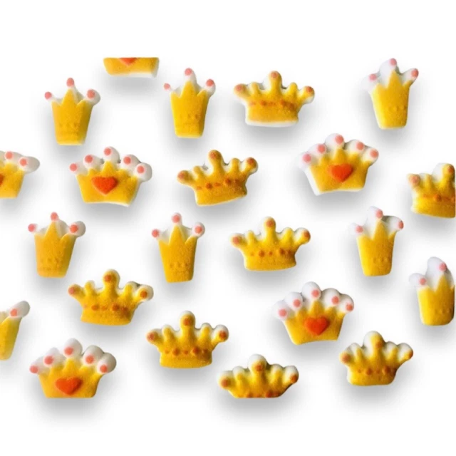 12 EDIBLE CROWNS Queen Cupcake Toppers Cake Party UK British Royal ...