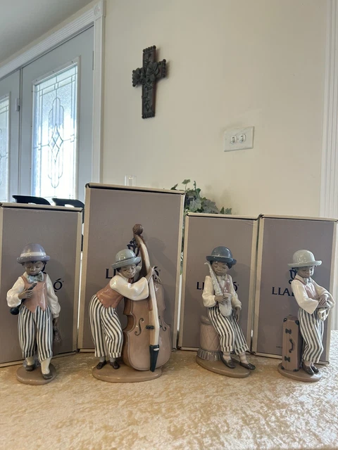 LLADRO JAZZ BAND Bongo Beat & Rumba Black Legacy Collection Black Music ...