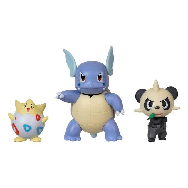 POKÉMON BATTLE FIGURE Set Figure 3-Pack Togepi, Pancham, Wartortle ( Jazwares ) EUR 36,00 ...