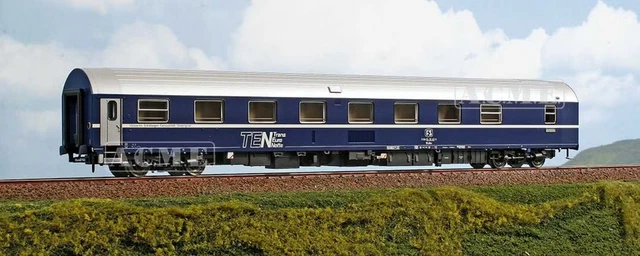 ACME 50924 RAILWAY Carriage Bed T2s Livery Ten Blue Headband White ...
